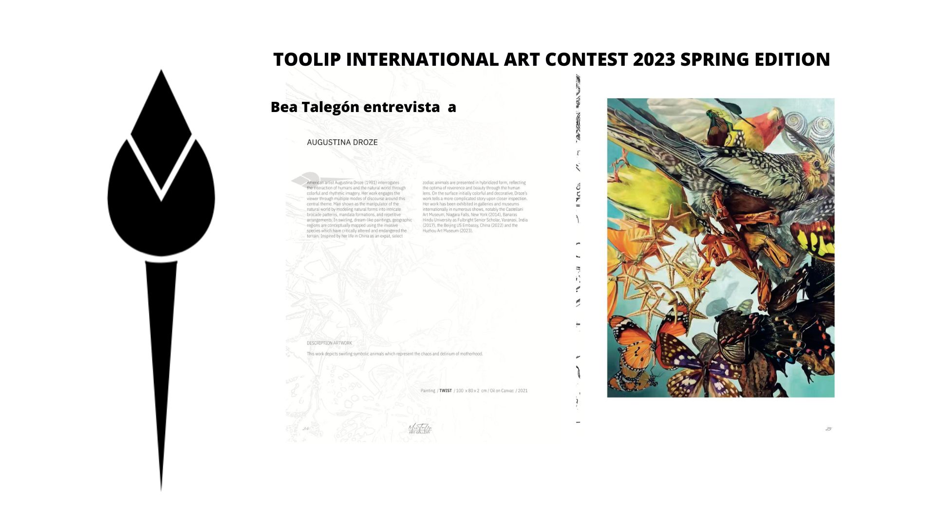Entrevisa a Augustina Droze, finalista del Toolip International Art ...