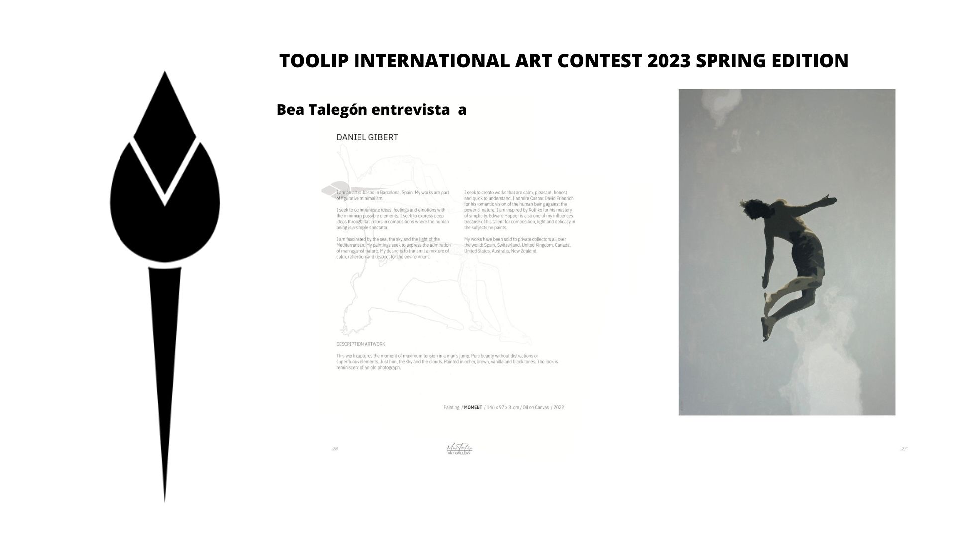 Daniel Gibert, finalista del Toolip International Art Contest 2023 ...