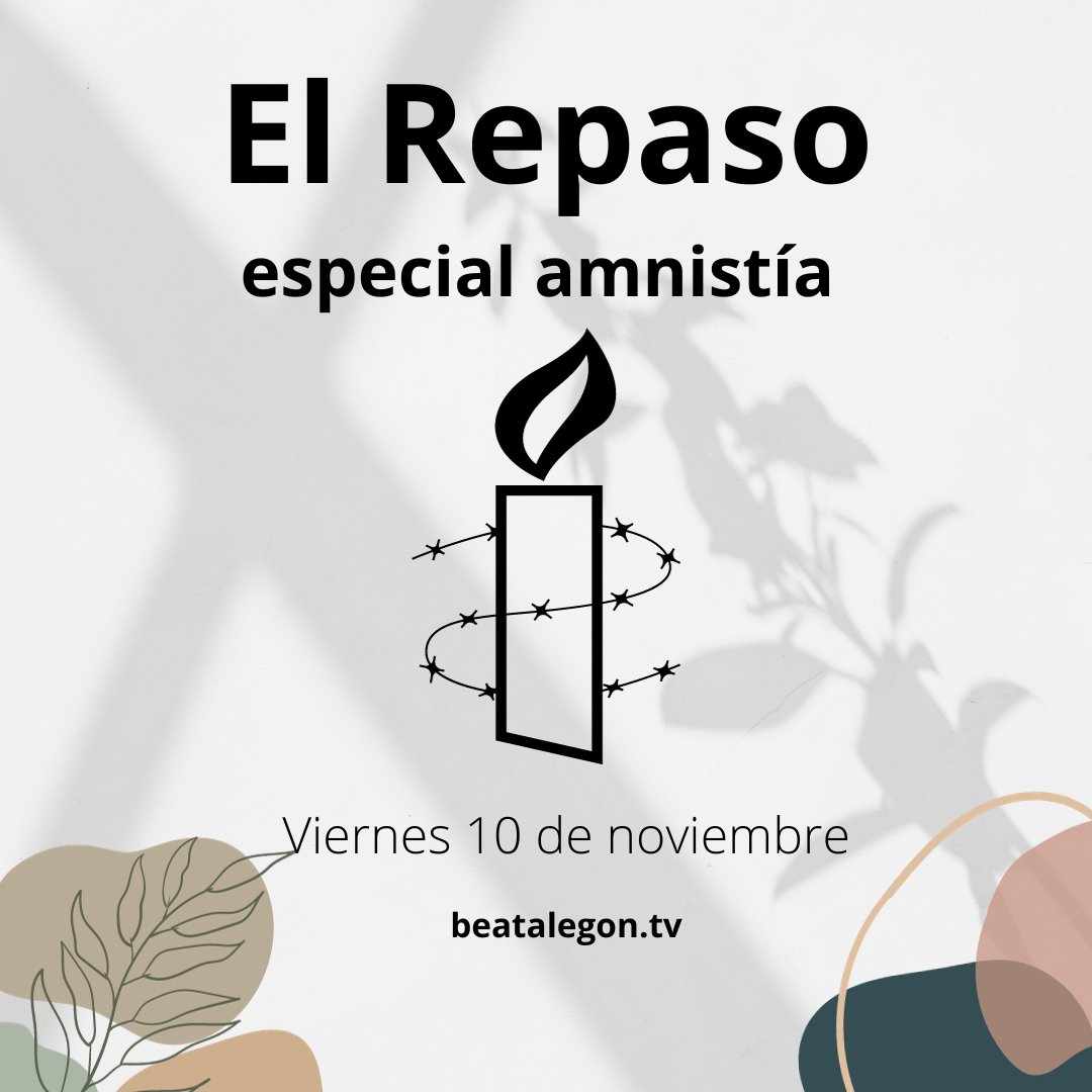 El Repaso del viernes 10 de noviembre: Repaso a la amnistía E Informe ...
